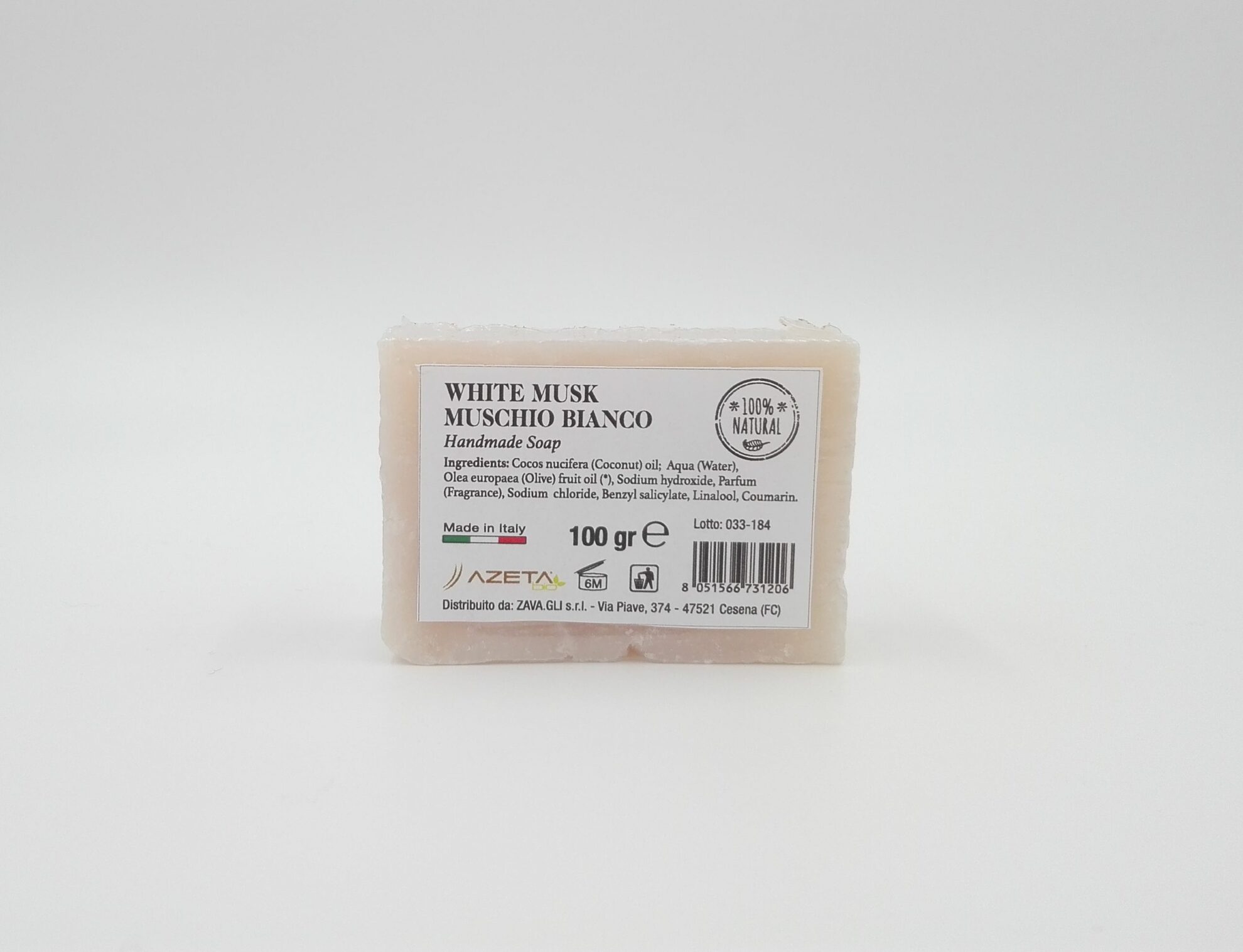 WHITE MUSK SOAP – AZETA bio
